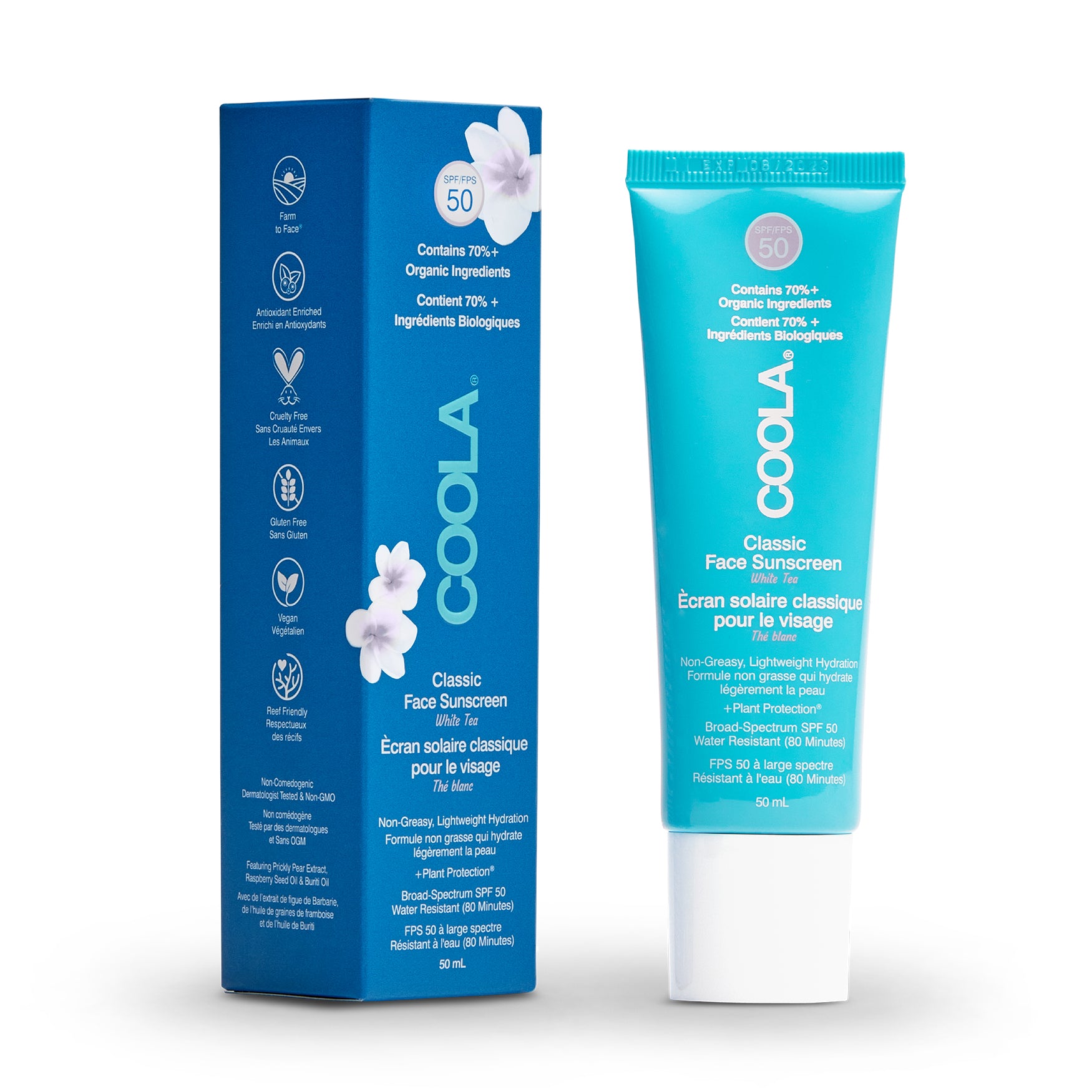 Coola Classic Face Organic Sunscreen Lotion SPF 50 - 25ml – Our Concept ...