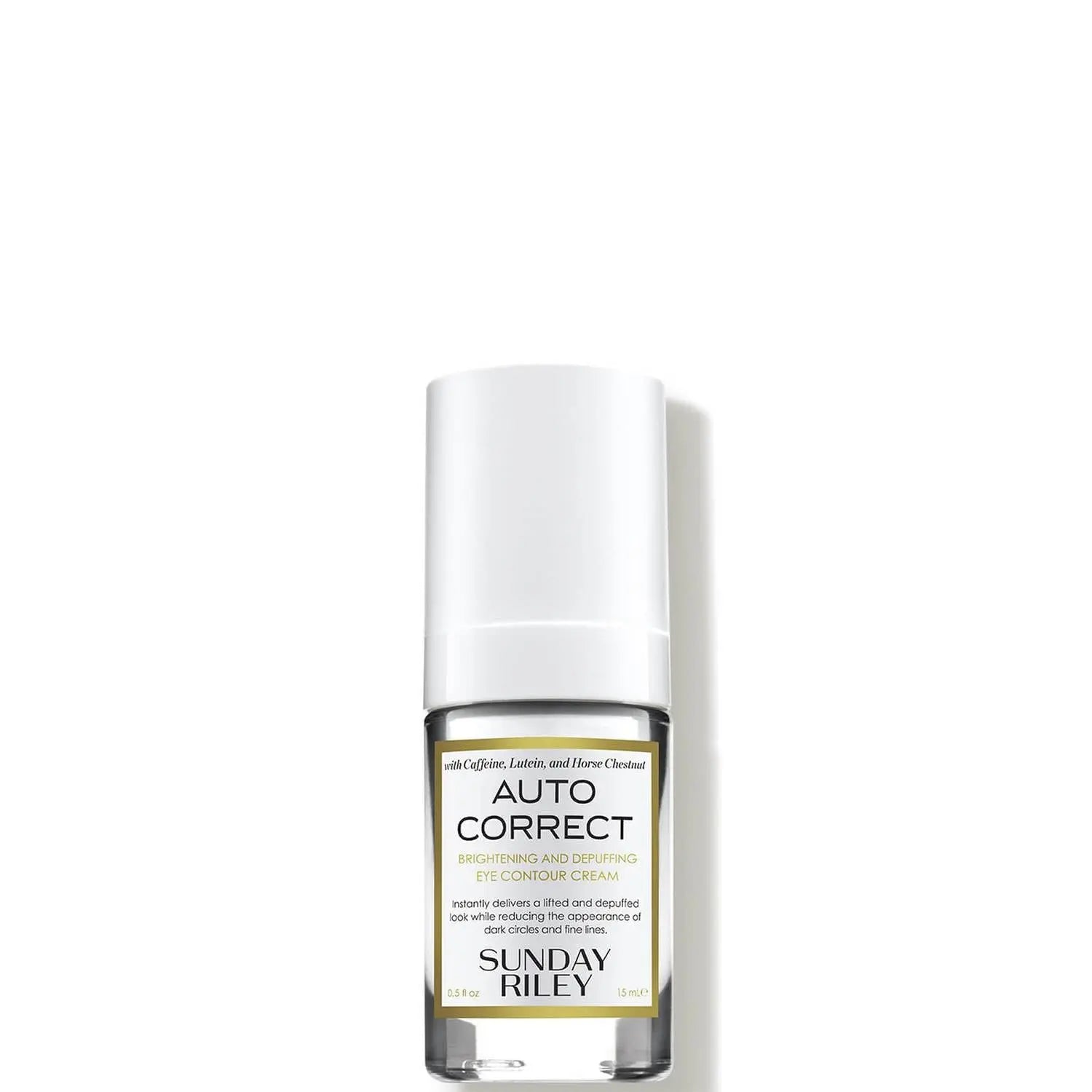 Sunday Riley Auto Correct Brightening and Depuffing Eye Contour Cream ...